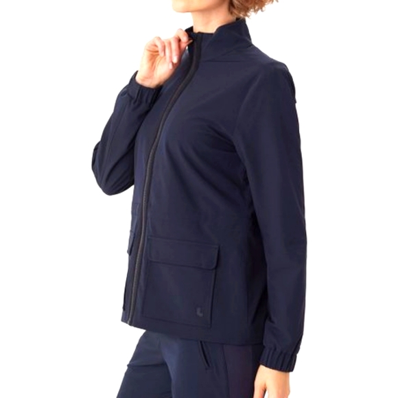 Lole | Jackets & Coats | Lole Carbon Black Boxy Square Funnelcollar ...